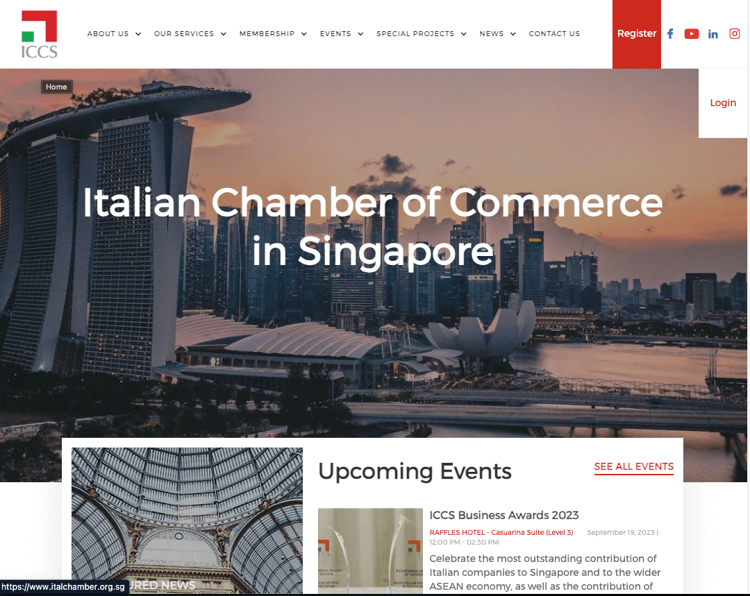 Italian Chamber of Commerce in Singapore - Comunità Italiana Singapore